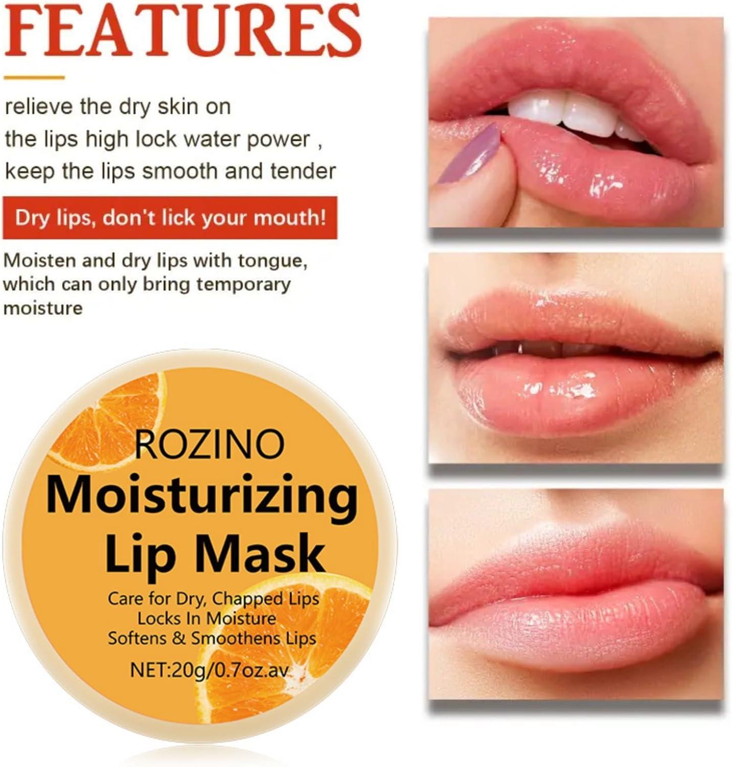 Vitamin C Moisturizing Lip Mask Night Treatment Smooth and Moist Lip ...