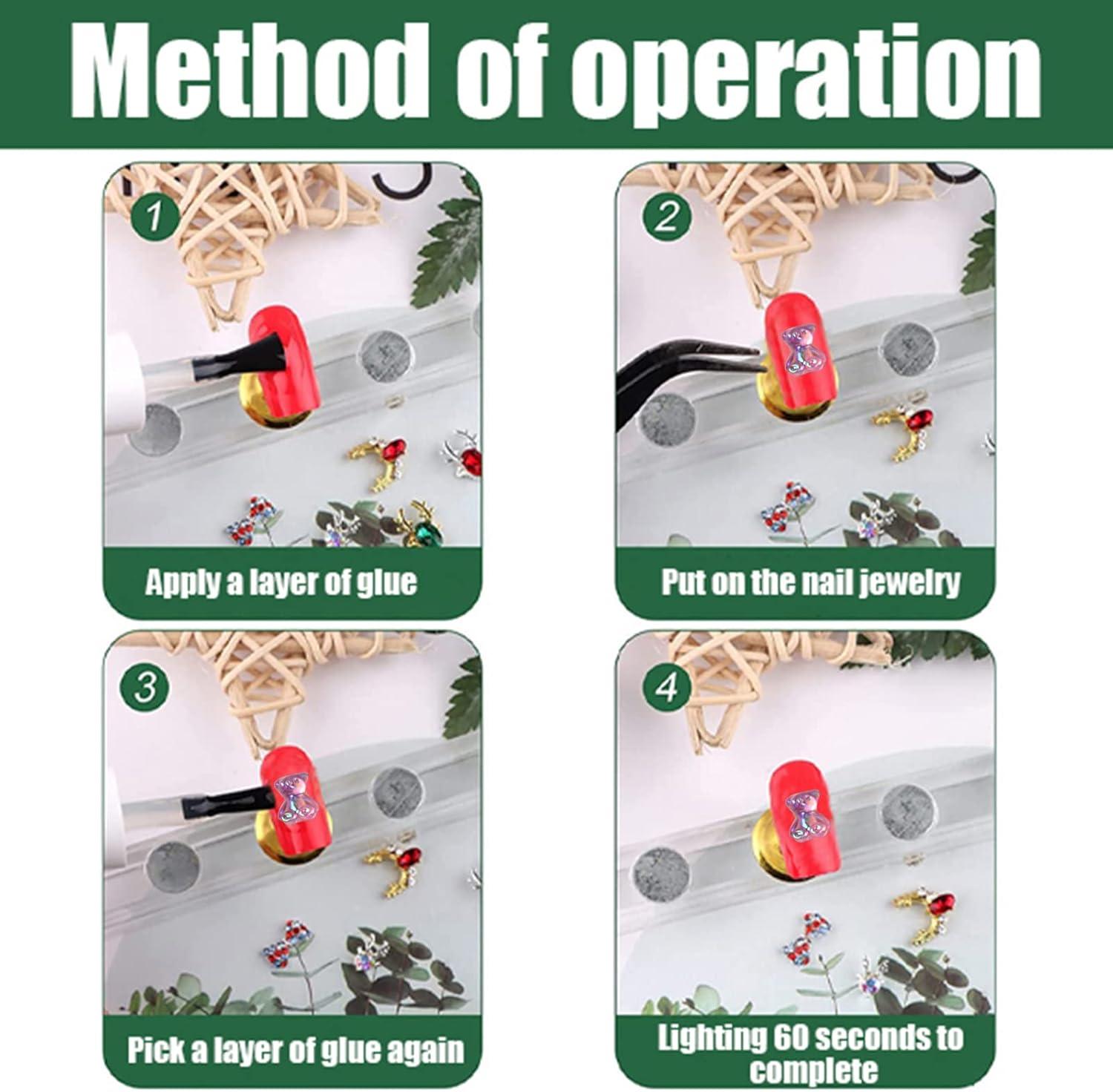 Aurora Nail Loop Charts - 3D Nail Art Pearls Bow Bear & Butterfly ...