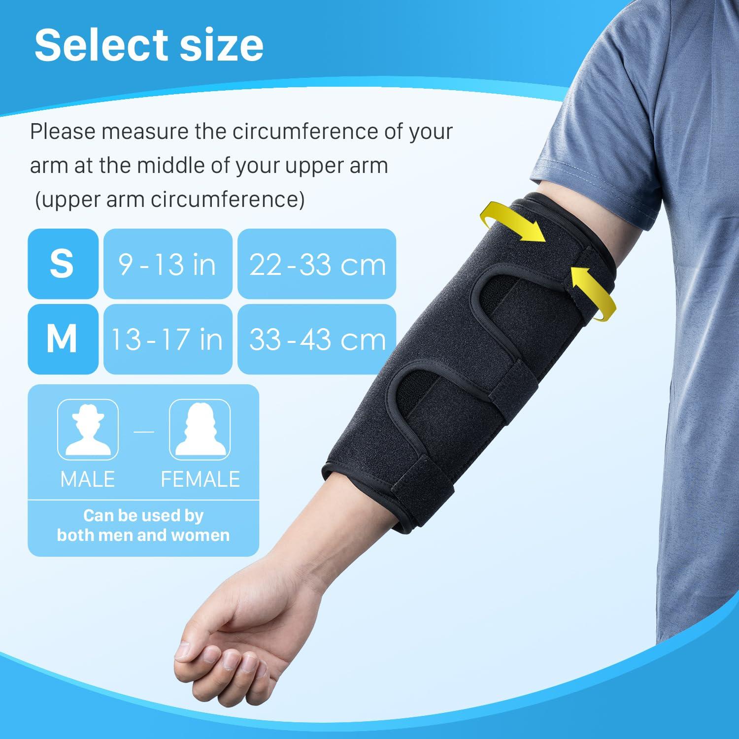 Elbow Brace Splint for Cubital Tunnel Syndrome & Ulnar Nerve Entrapment - Night Sleep Support ...