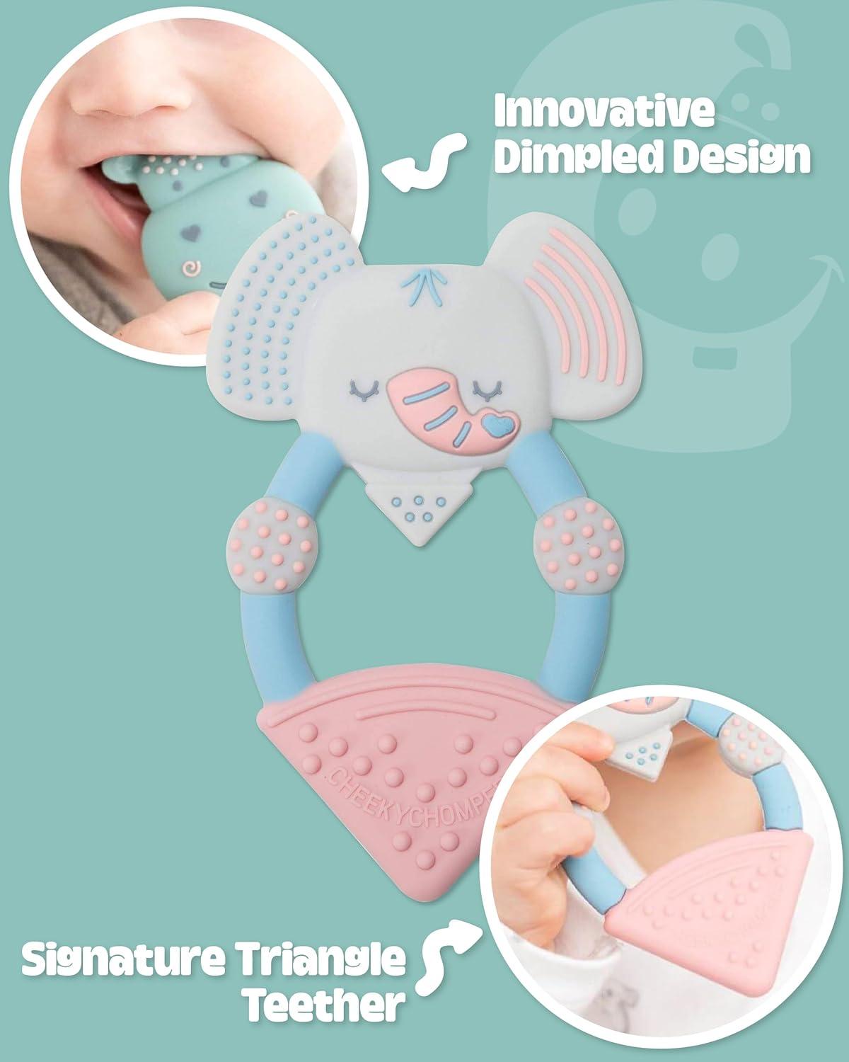 Cheeky Chompers Bertie the Lion Tooth Aid - Soft Silicone Bite Rings ...