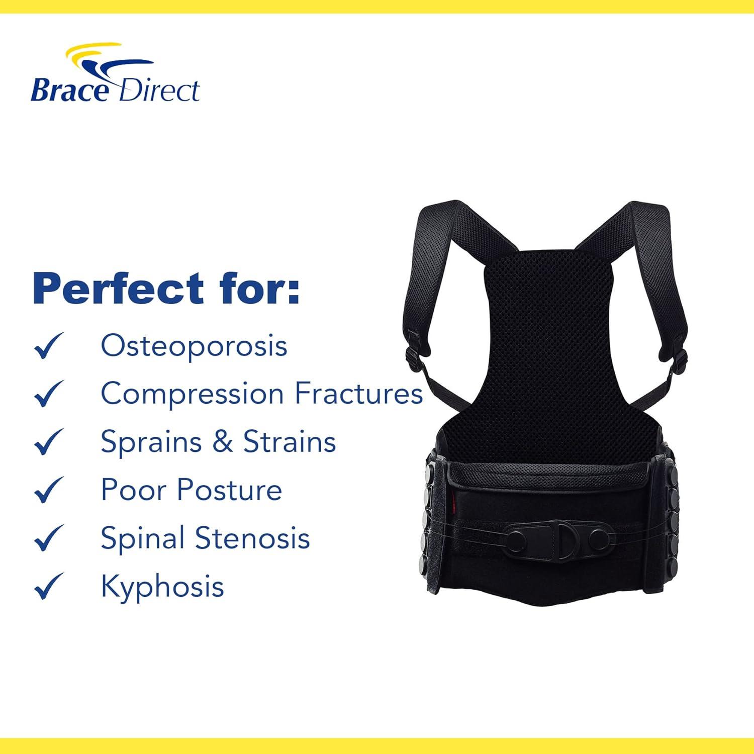 Postural Extension Back Straightener Brace | Rigid Posture Corrector ...