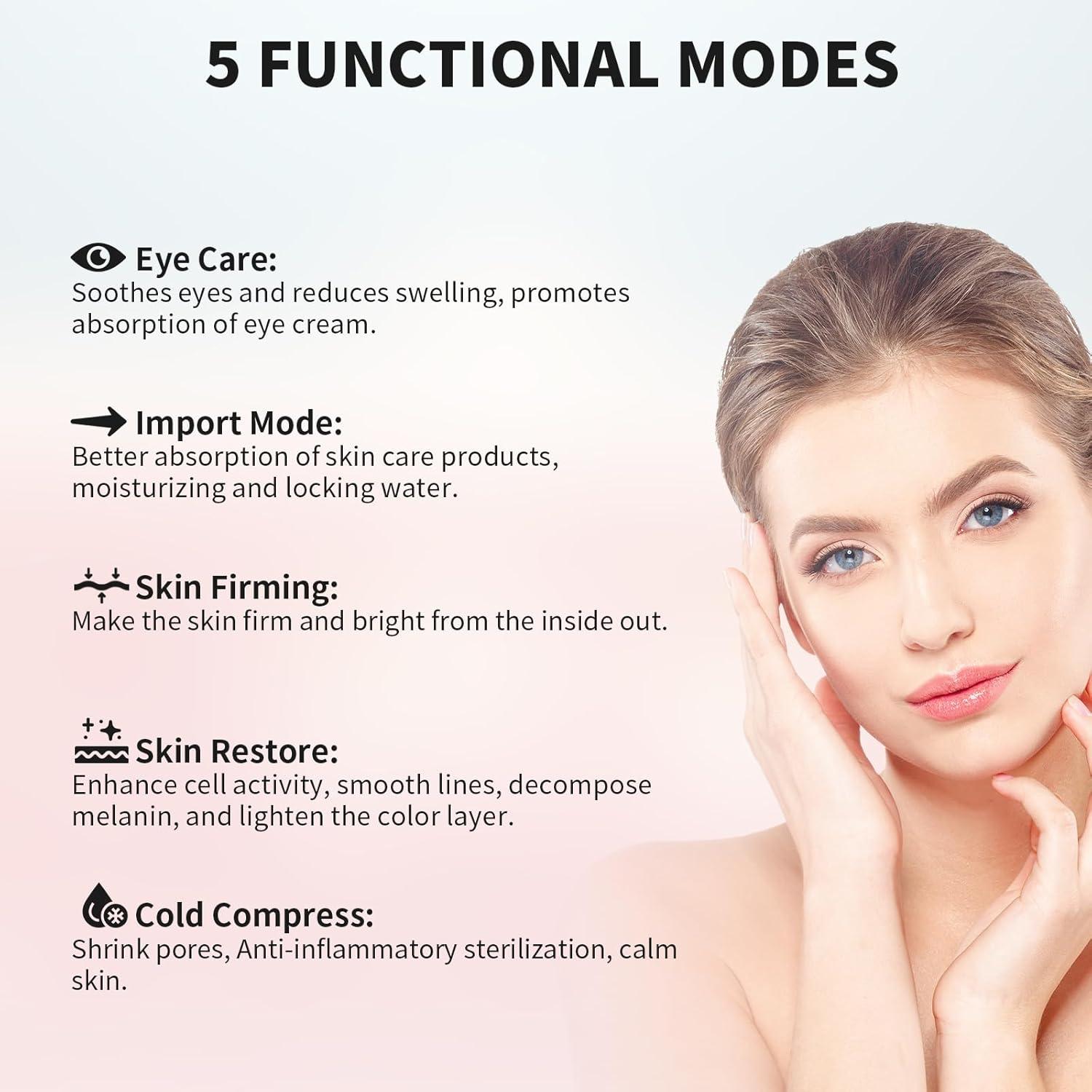 Microcurrent Face Roller - Skin Tightening Device for Wrinkles | Mini ...