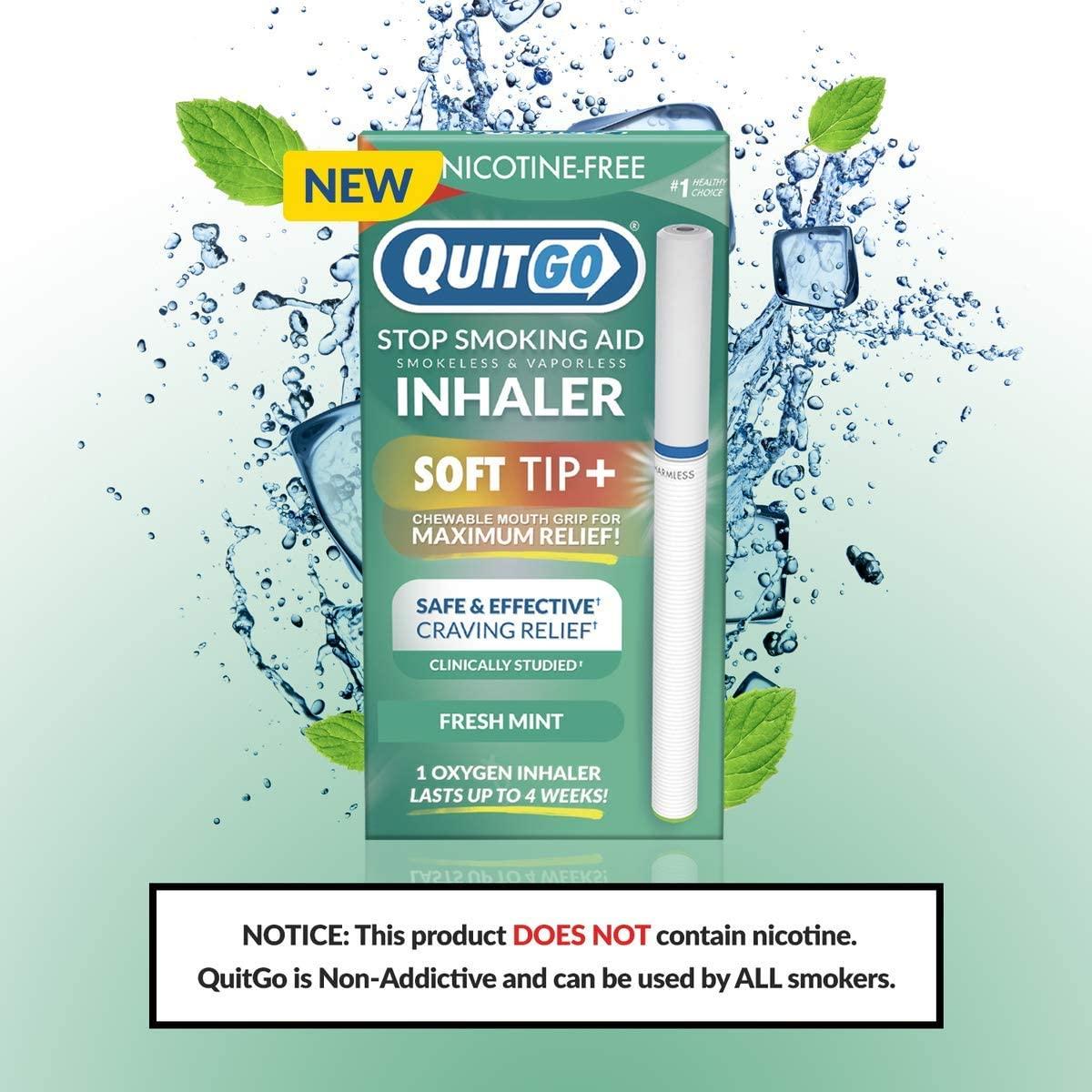 Smokeless Inhaler for Oral Fixation Support - 2 Pack Fresh Mint, Soft ...