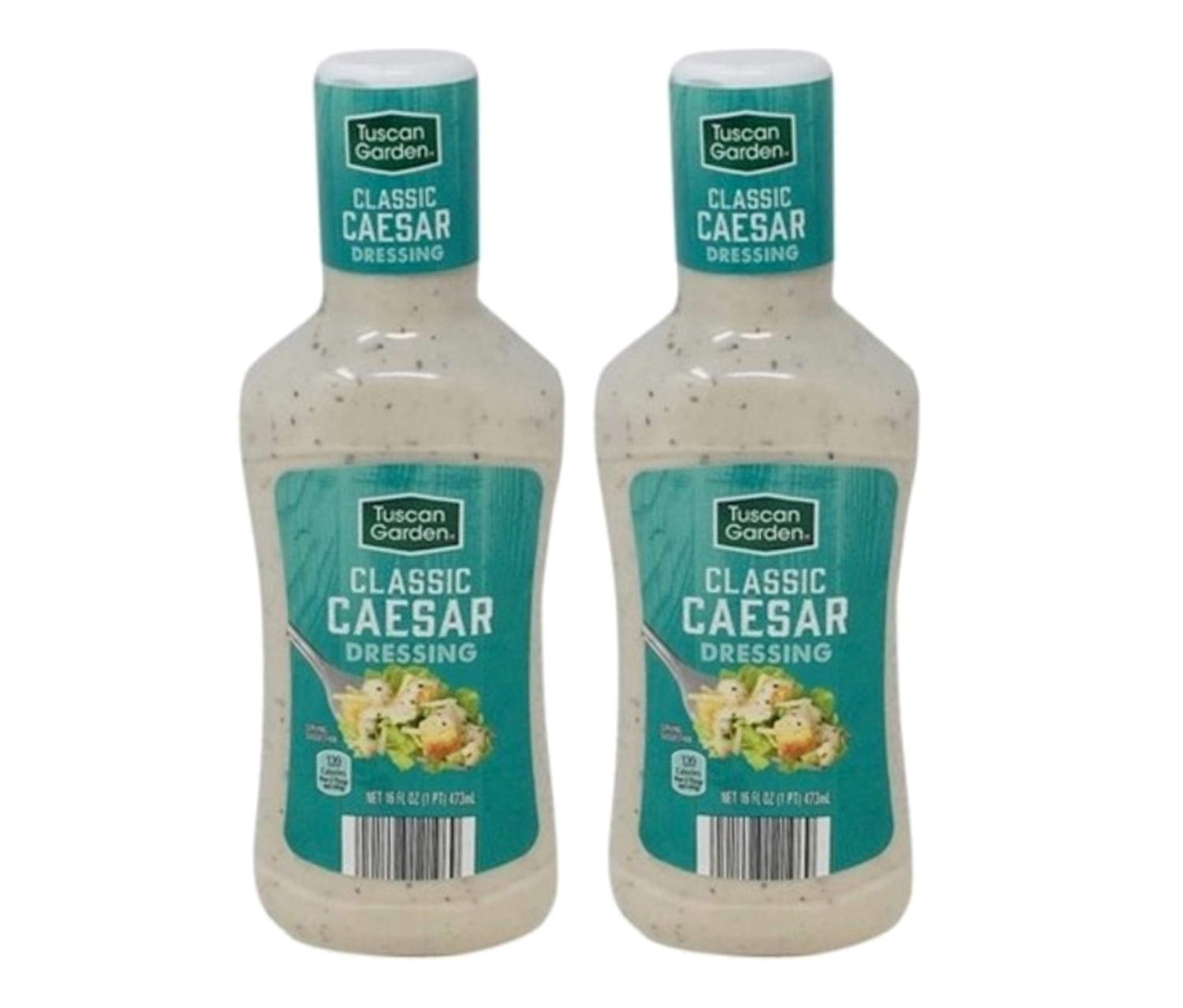 Tuscan Garden Caesar Salad Dressing - 2 Bottles (16 oz) - Delicious and ...