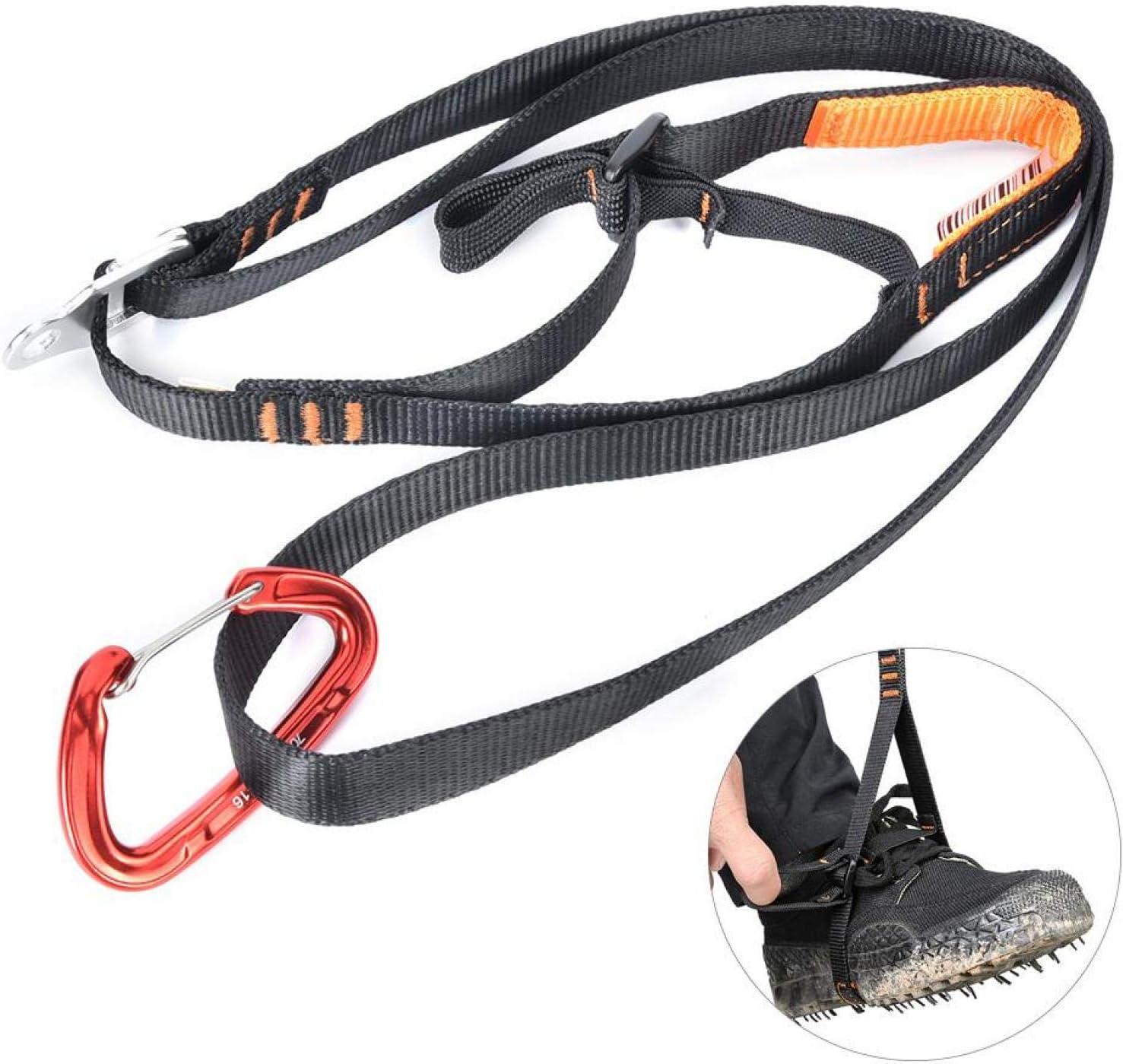 Alomejor Foot Ascender Mountaineering Pedal Riser Right/Left Safety ...