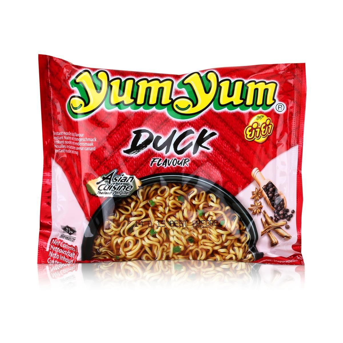 30 x 60g YumYum Instant Noodle Soups - Delicious Duck Beef & Chicken Flavors - International ...