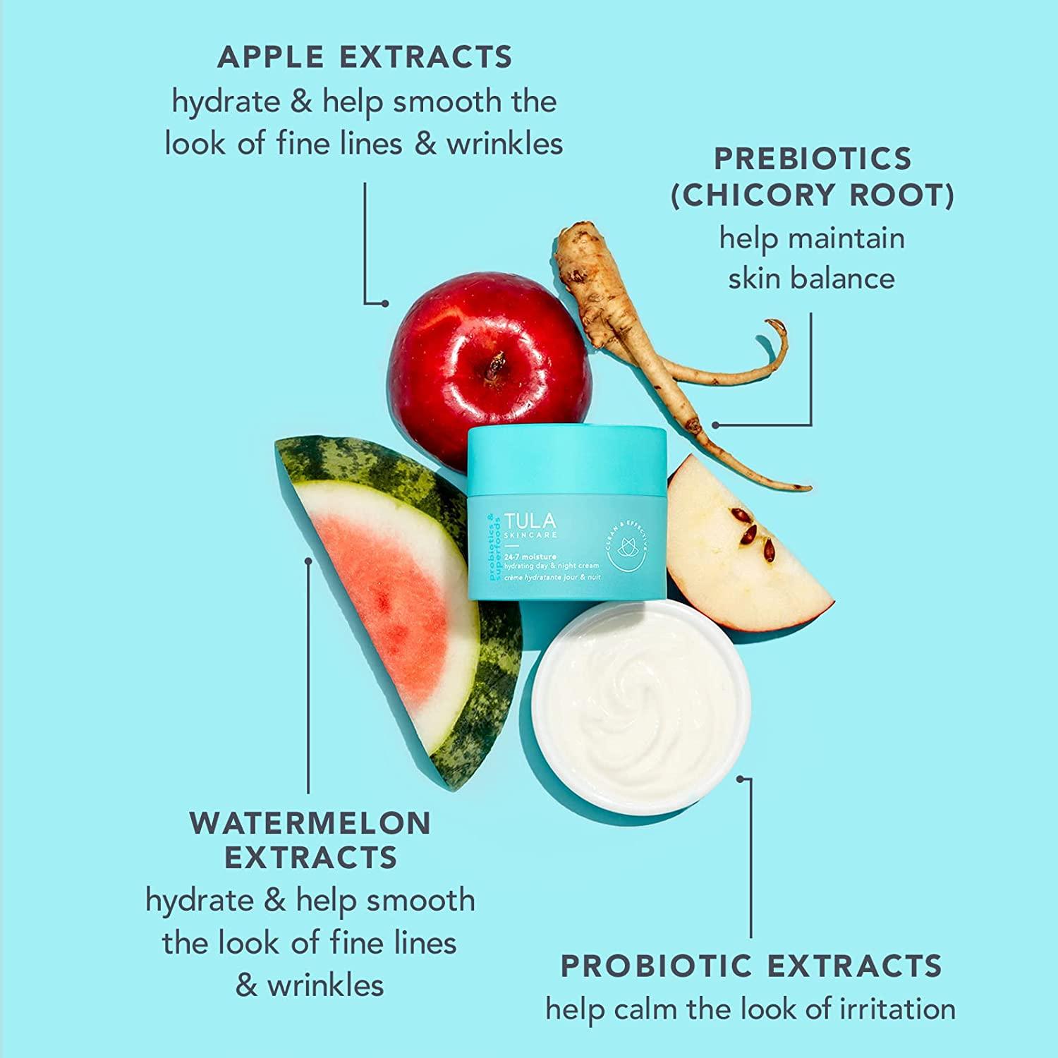 TULA Probiotic Skin Care Supersize 24-7 Moisture Hydrating Day & Night ...