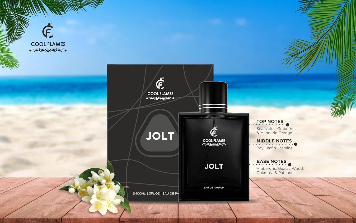 Cool Flames Luxury Jolt Unisex Eau De Parfum with Lavender Jasmine ...