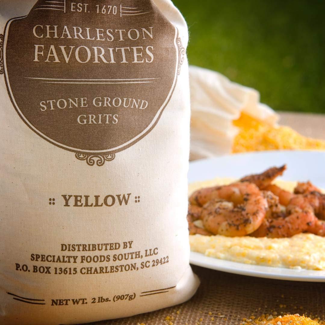 Charleston Favorites Yellow Stone Ground Grits - 2 Lbs | Premium ...