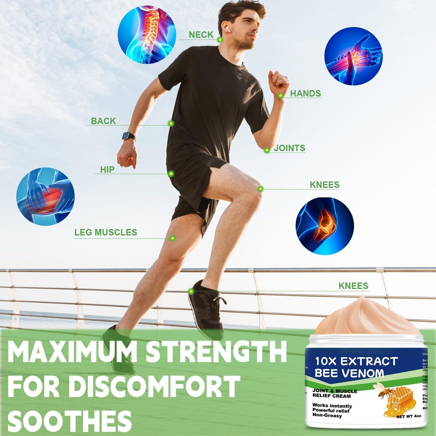 Buy Bee Venom Muscle Cream | Maximum Strength Joint & Bone Relief for ...