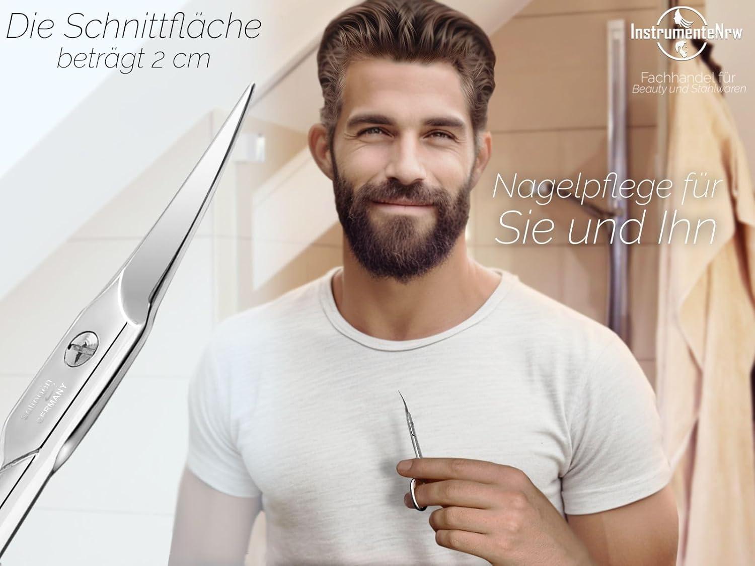 Calvious Skin Scissors from Solingen Germany - Sharp Curved Cut Surface ...