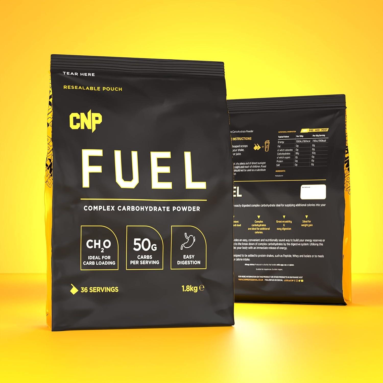 CNP Professional Fuel Complex Carbohydrate Powder 1.8kg - 50g Carbs, 36 ...