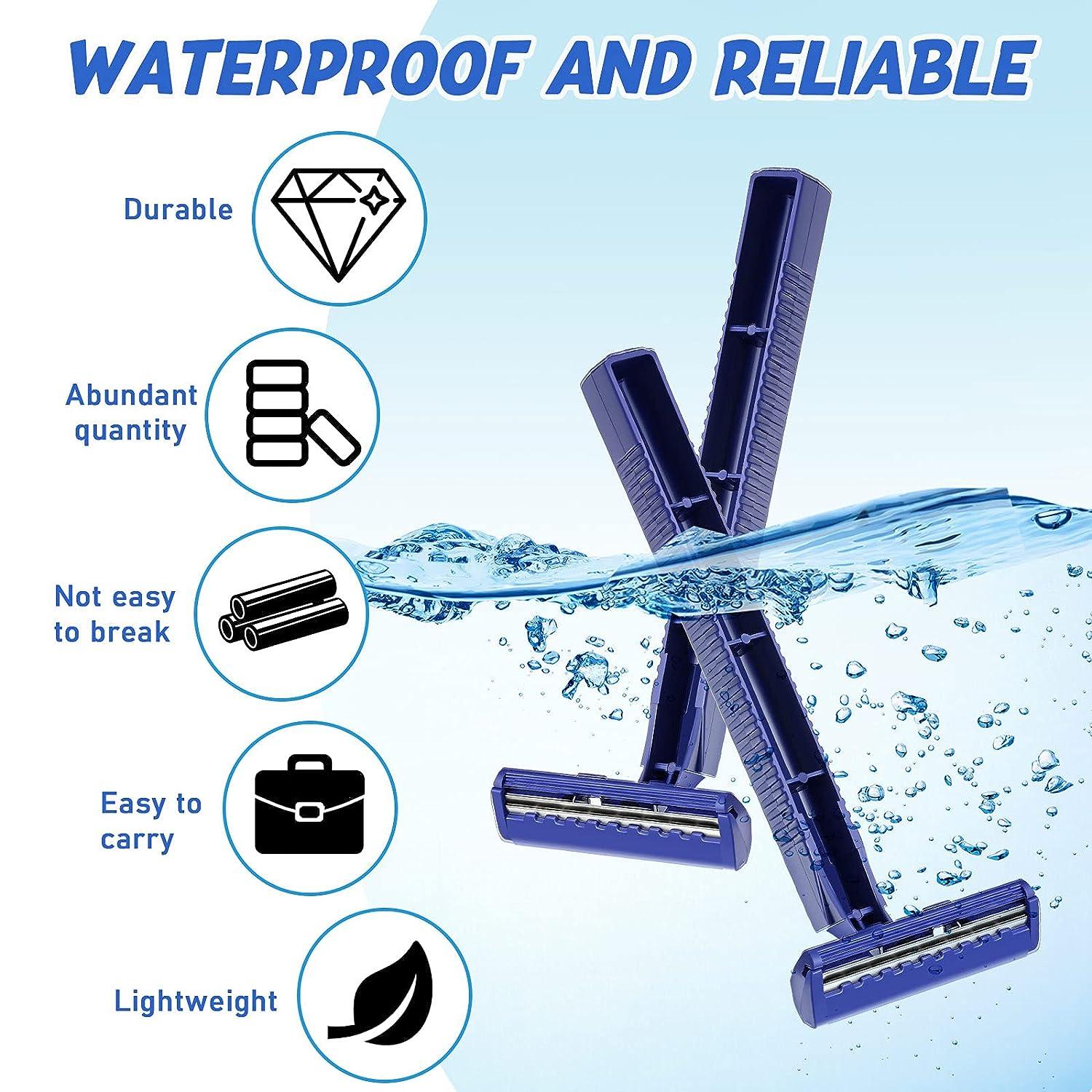 Stainless Steel Twin Blade Disposable Razors for Men - 200 Pack ...