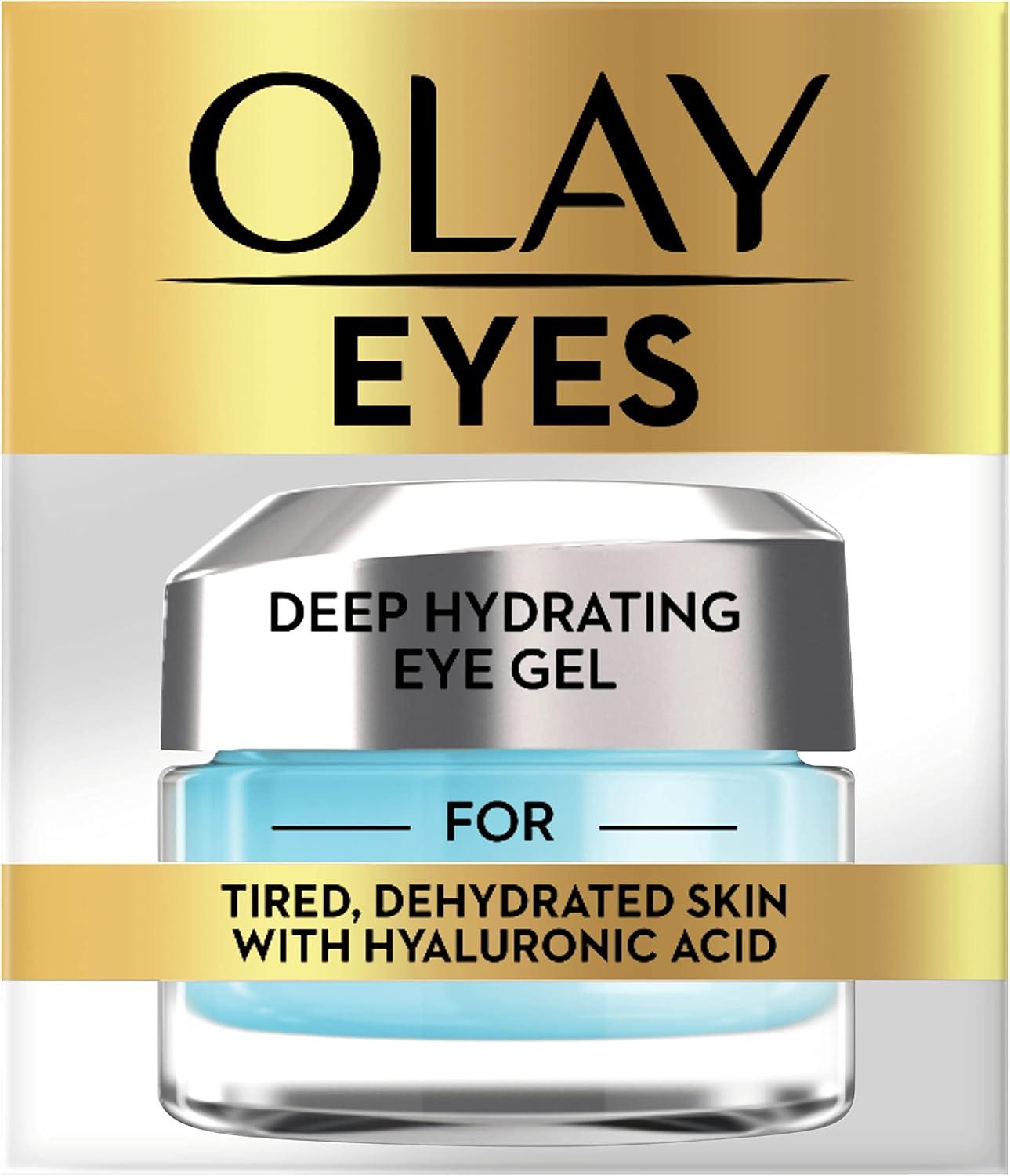 Olay Eyes Deep Hydrating Eye Gel | Hyaluronic Acid | 15ml | Rejuvenate ...