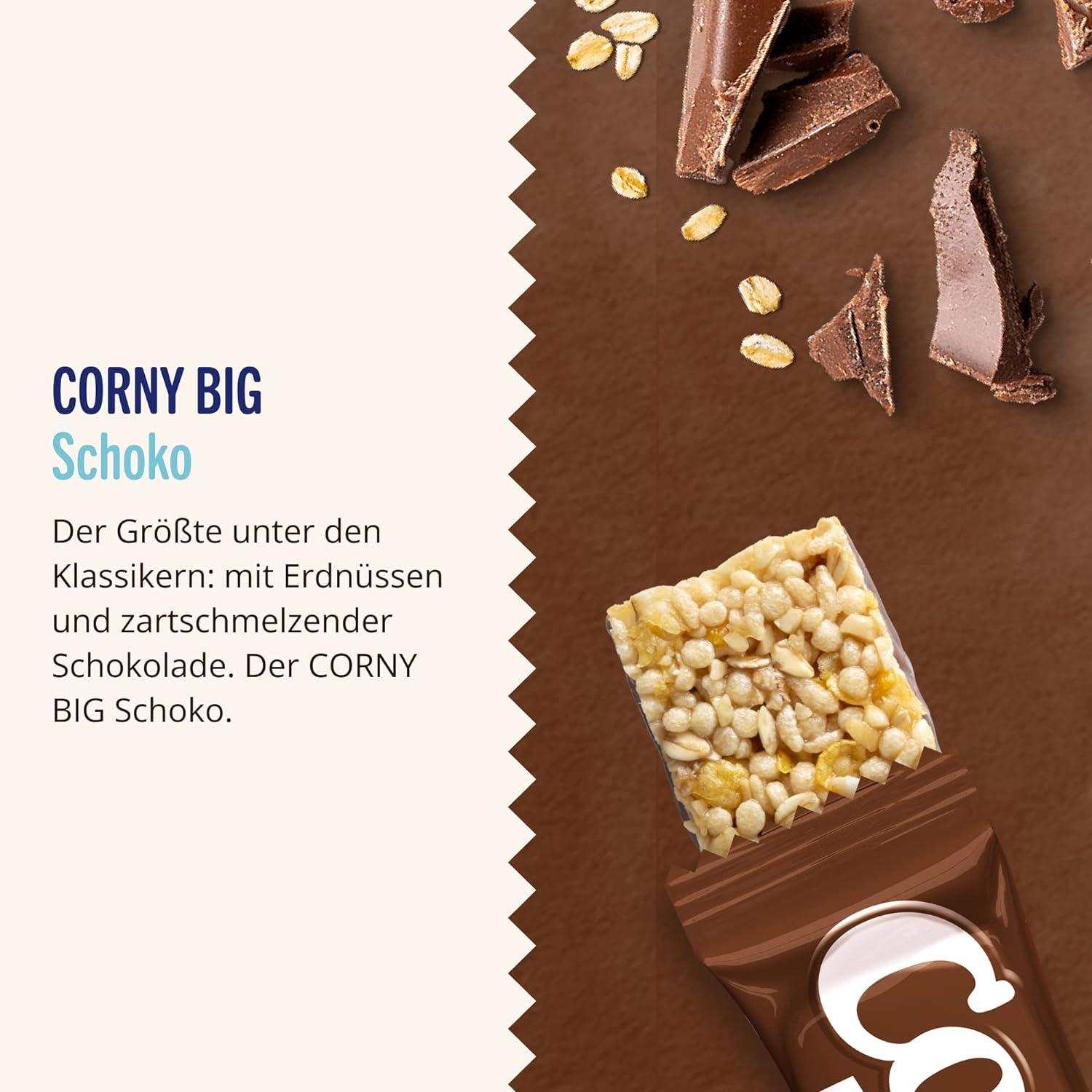 Corny BIG Chocolate Cereal Bars with Peanuts - 24x50g Large Pack ...