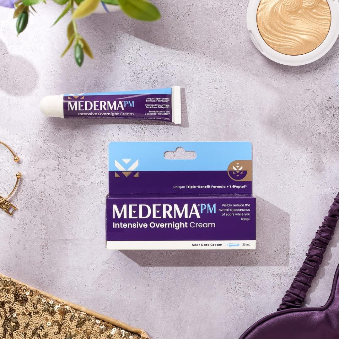 Mederma PM Intensive Overnight Cream Advanced Scar Care that works with ...