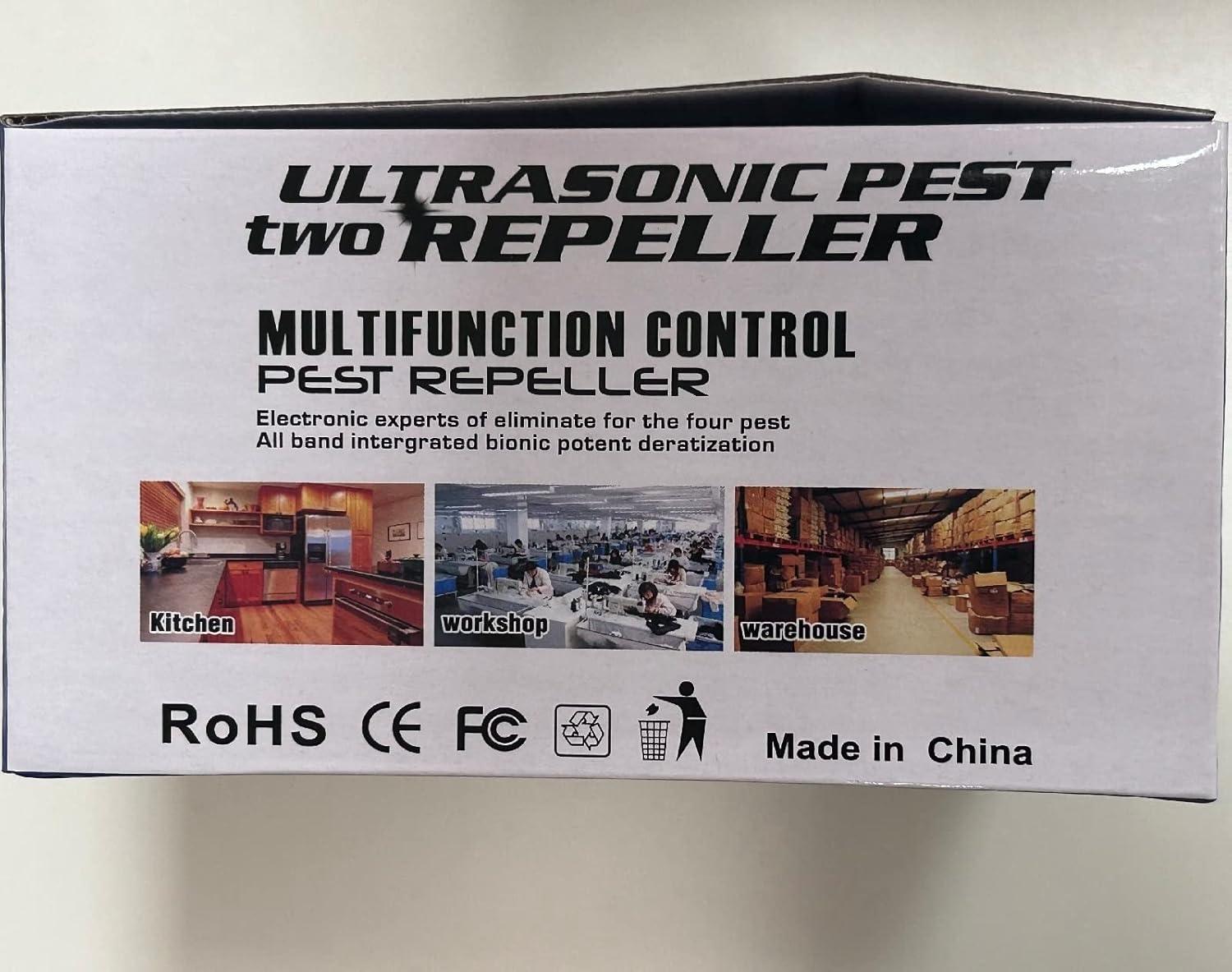 Ultrasound Pest Control - 6 Piece Electronic Mosquito & Insect Defense ...