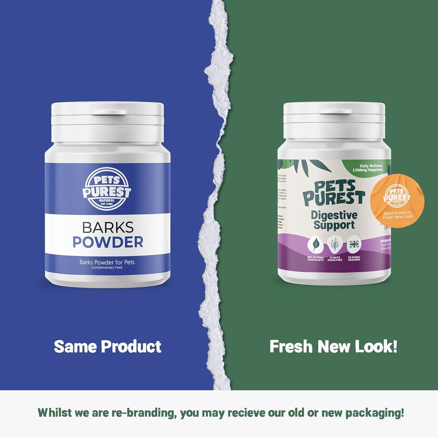 Pets Purest Tree Barks Powder for Dogs & Cats - Natural Gut Health ...