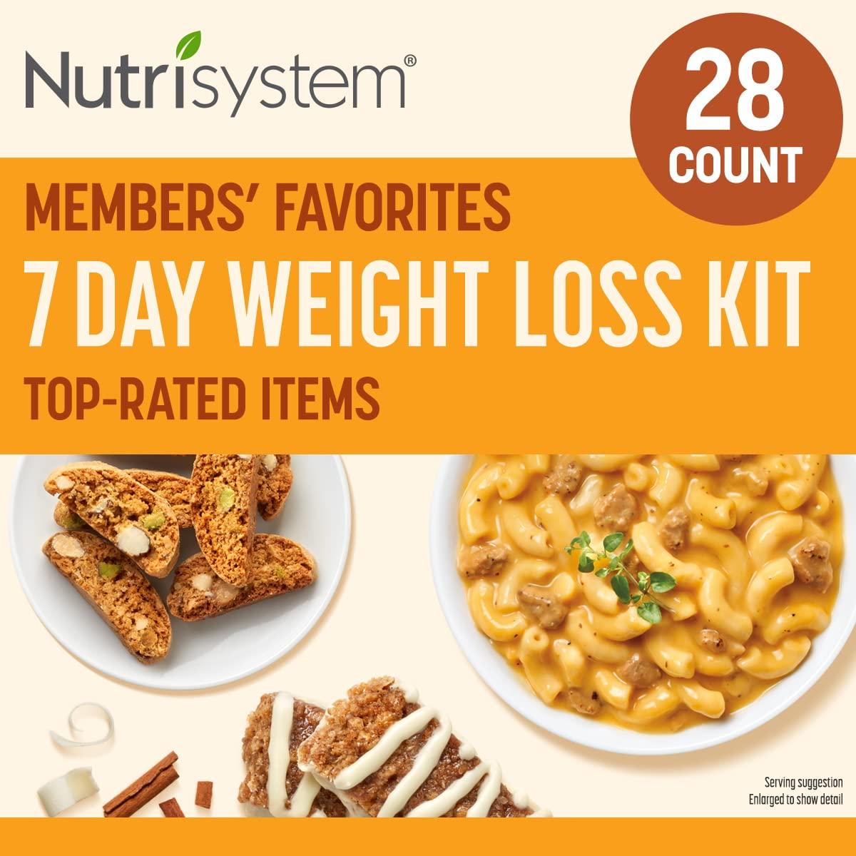 Nutrisystem Members Favorites 7-Day Weight Loss Kit | 28 Delicious ...