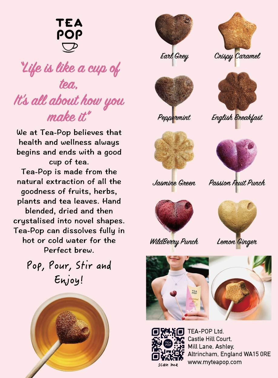 Buy Tea Pop Herbal & Fruit Tea AM Stick | 100% Natural Antioxidant Tea ...