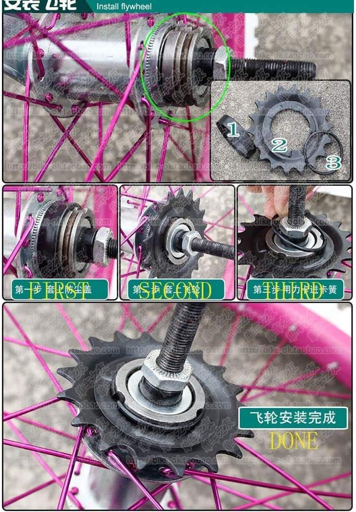 DONSP1986 Bicycle Coaster Brake Hub - Silver 32 Hole Rear Bike Brake ...