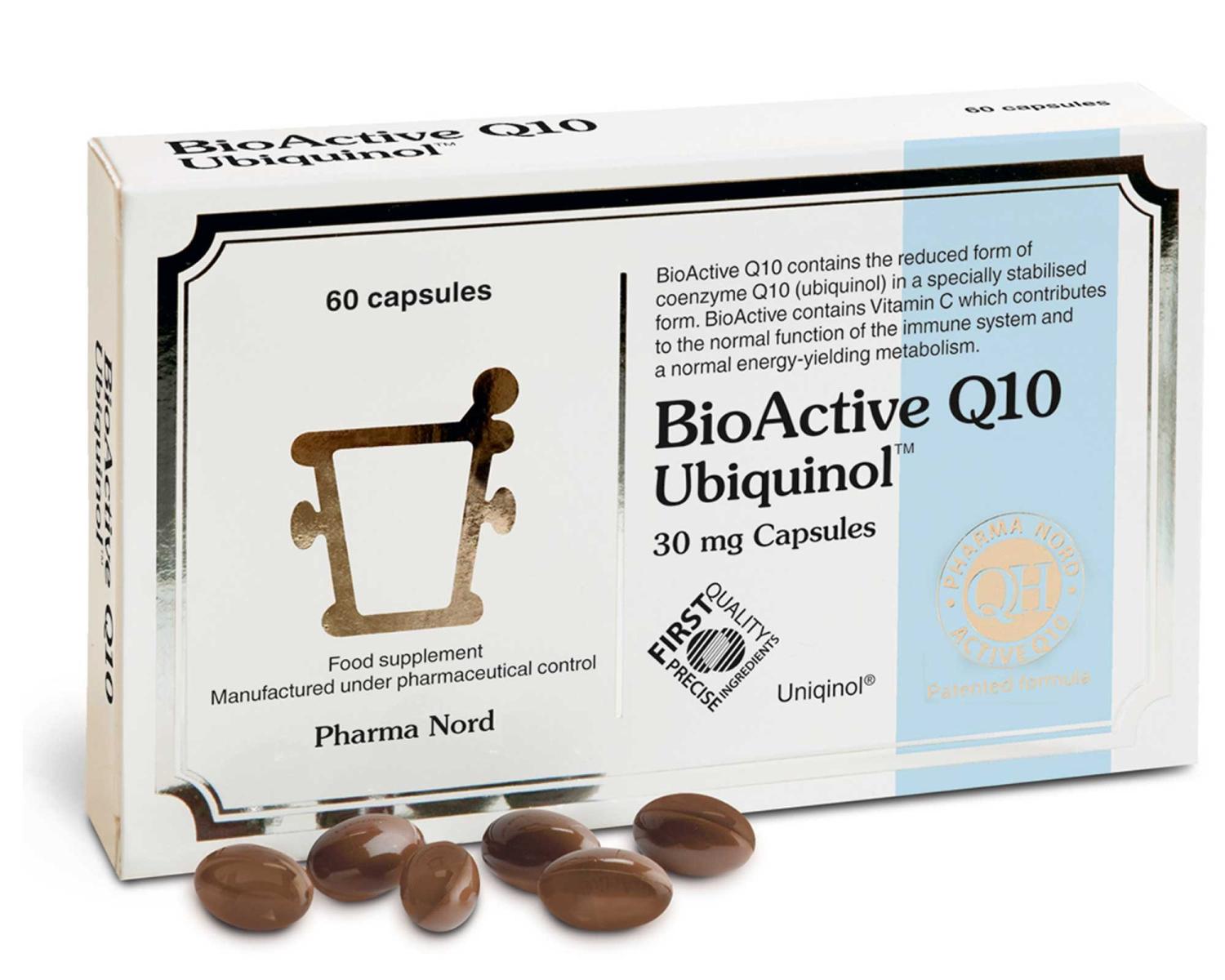 Pharma Nord Bio-Active Q10 Ubiquinol 30mg - 60 Capsules | Buy Now with Express International ...