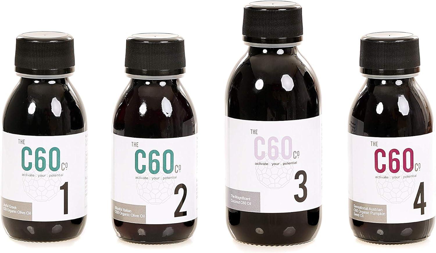 C60 Oil - 150ml - Virgin Coconut MCT - Sublimed 99.99% Ultra High ...