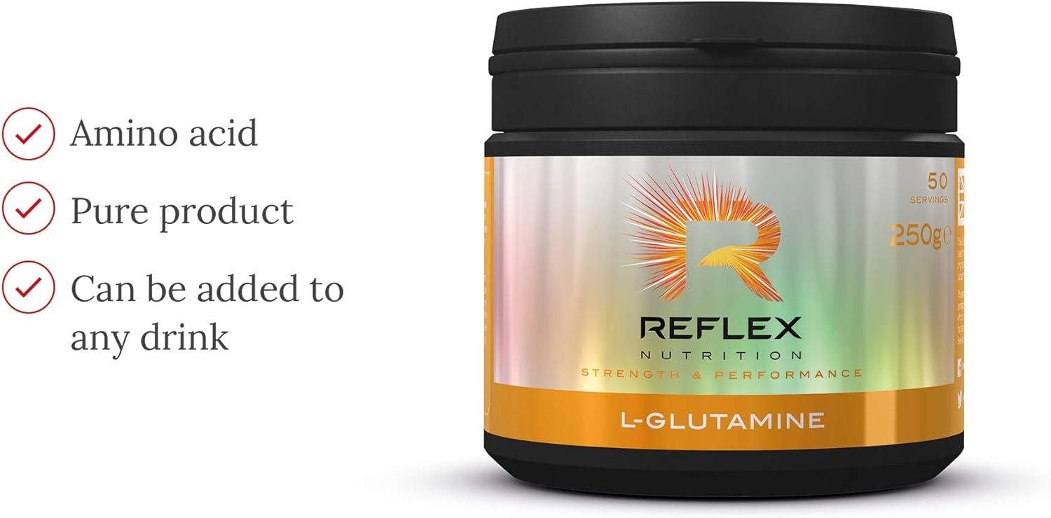 Reflex Nutrition L-Glutamine Supplement 250g - Pack of 1 | High-quality ...