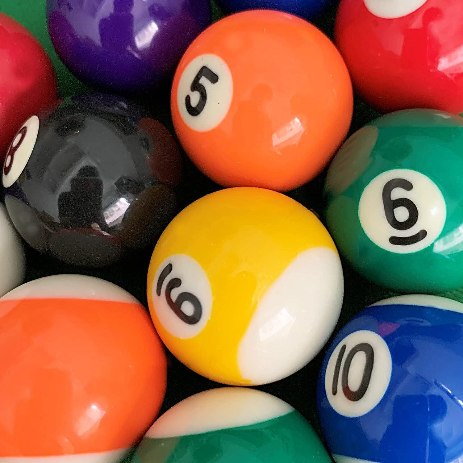 BILIYARD Pool Balls Set 2-1/4" Billiard Table Balls Regulation Size ...