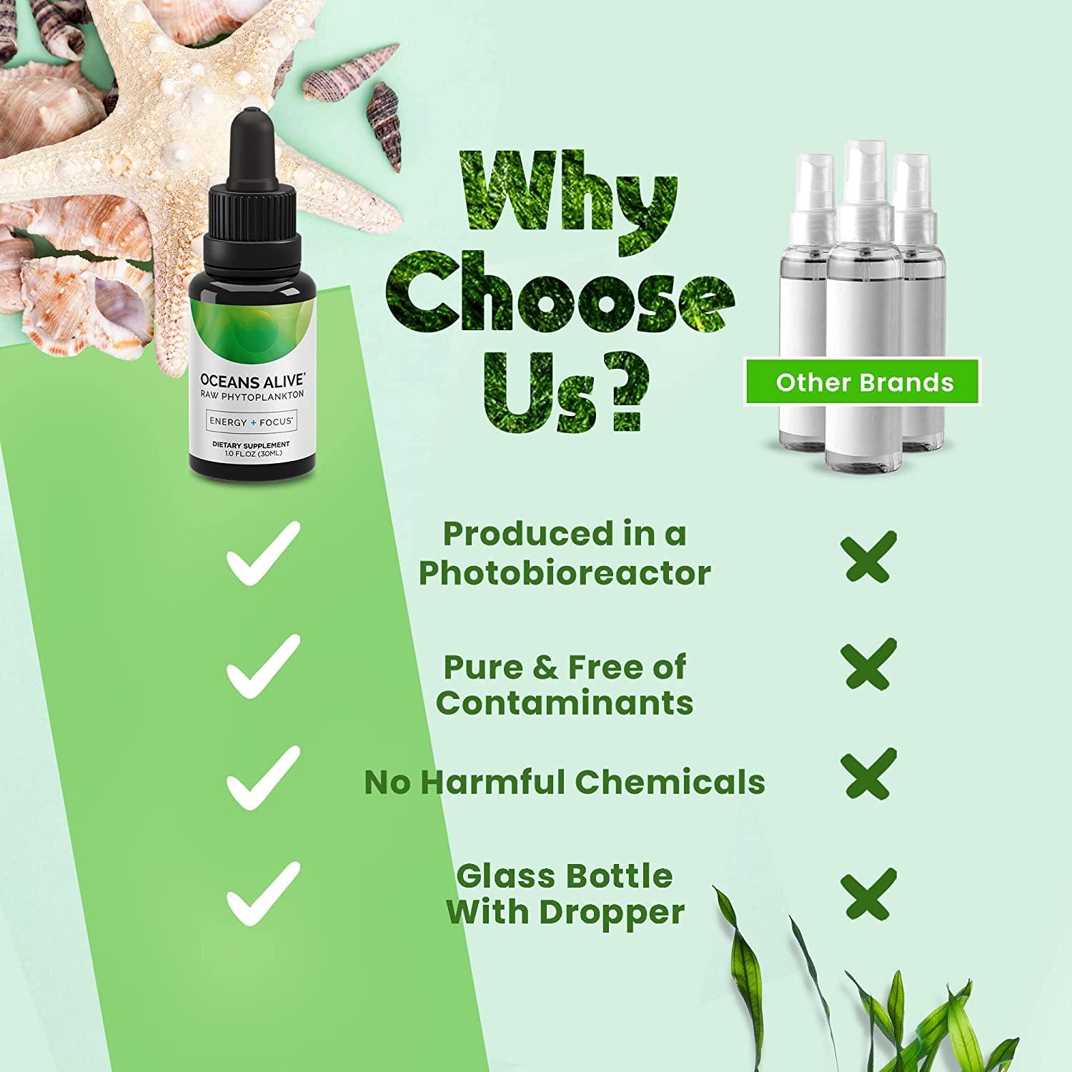 Activation Products Oceans Alive Marine Phytoplankton Brain Supplement ...