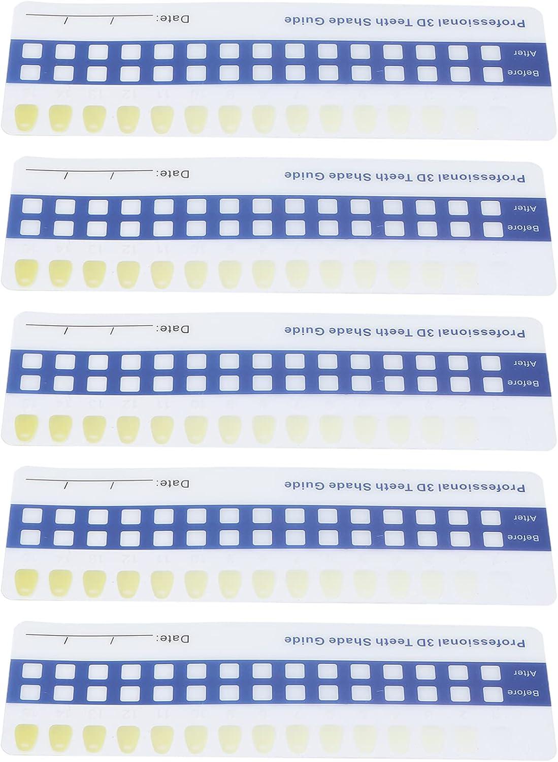 teeth colour scale chart