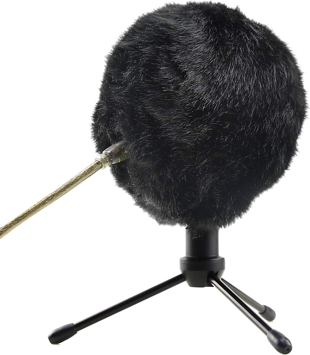 Sunmon Black Furry Windscreen Cover for Blue Snowball & Snowball ICE ...