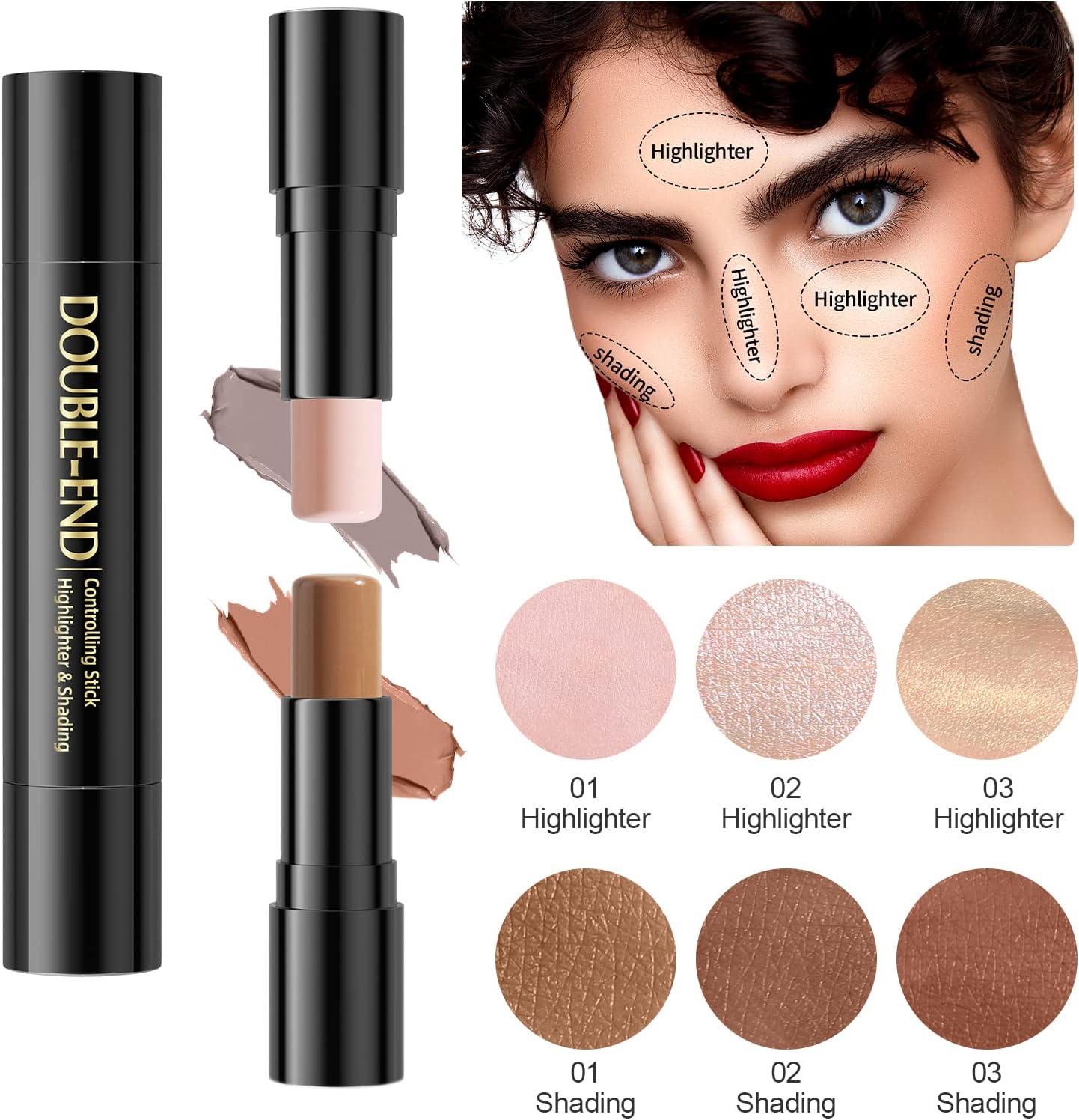 2-in-1 Contour Stick Cream Makeup - Highlight & Contour Wonder Stick in ...