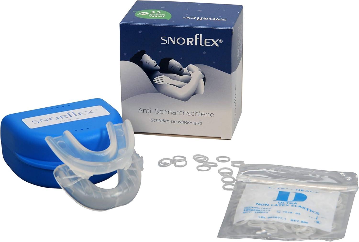Snorflex Snoring Stopper | Premium Two-Part Anti-Snoring Splint with ...
