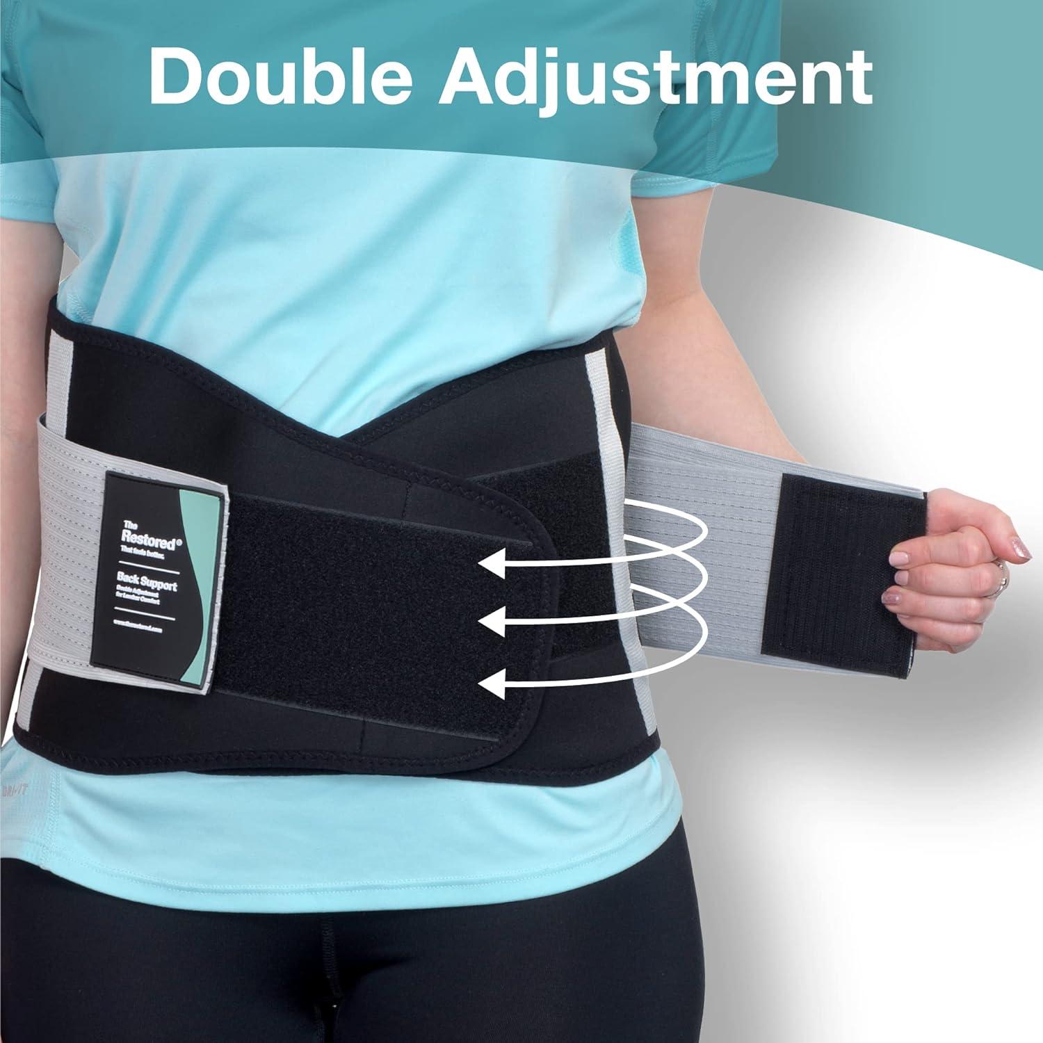 Adjustable Back Support Belt for Women and Men - Stabilizing Lumbar ...