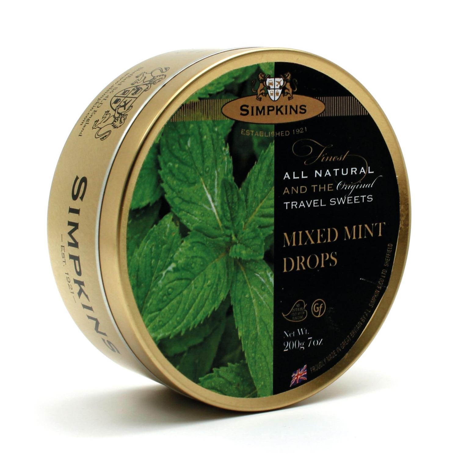 Simpkins Mixed Mints Travel Tin 200g - The Original Travel Tin ...