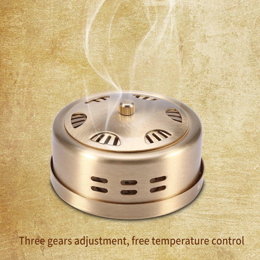 Moxa Box for Acupuncture | Copper Moxibustion Burner with Temperature ...