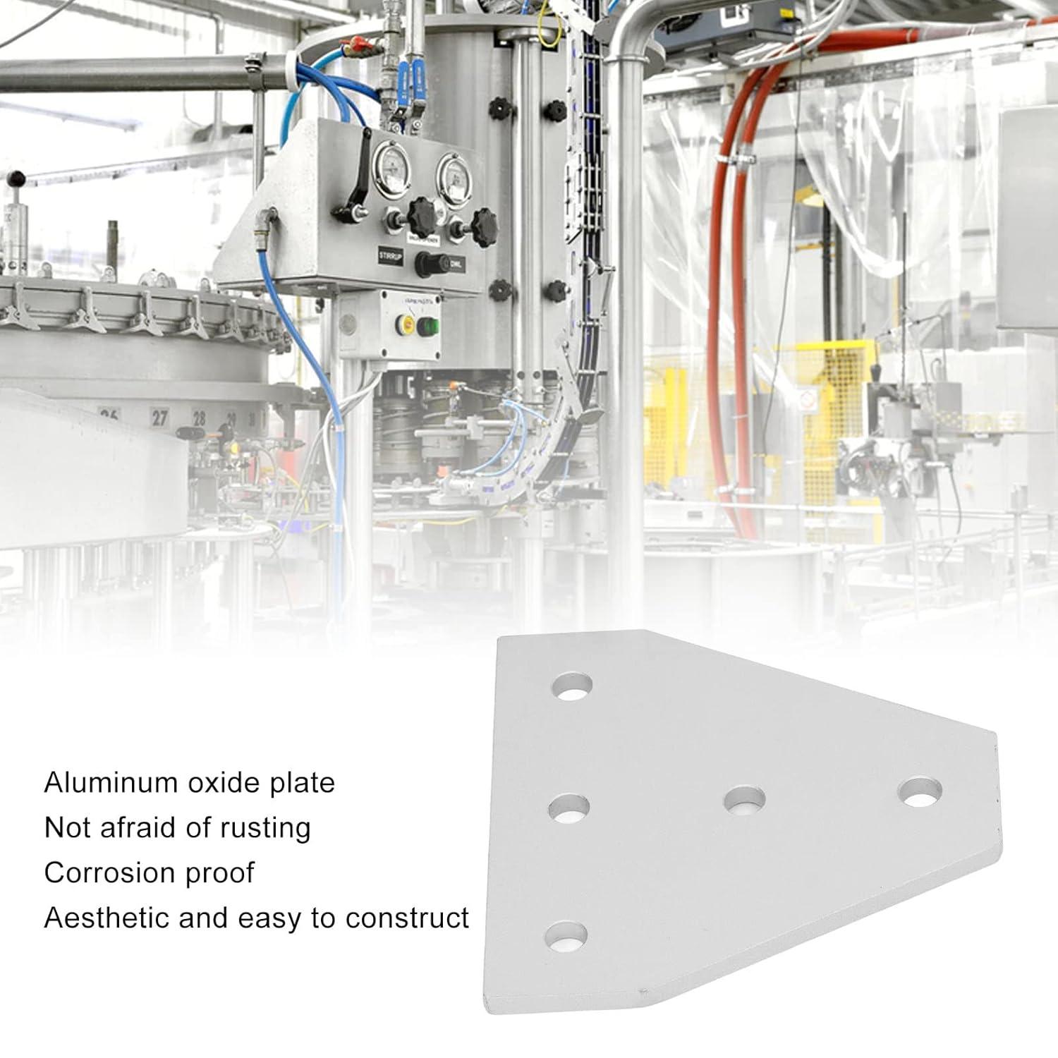 Reinforced Connecting Plate - 5-Piece Aluminum Connectors with 5 Holes ...