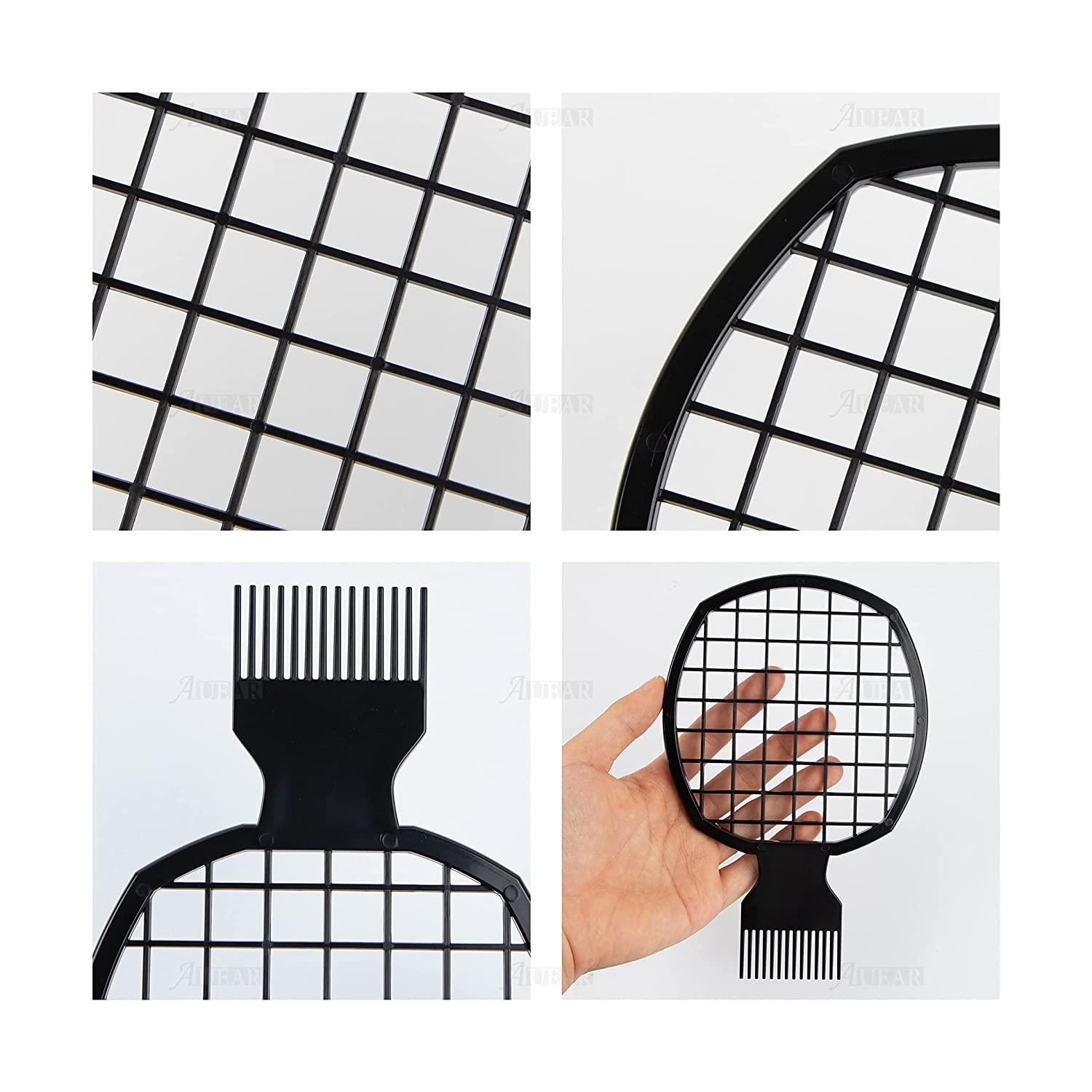 AUEAR, Black Plastic Hair Coil Comb Natural Curly Twist Hair Brush ...