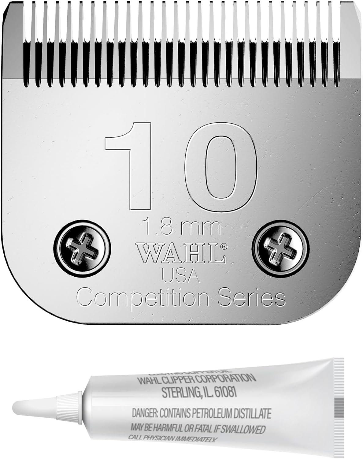 Wahl Competition Blade Set #10 - 1.8mm Full Tooth - Stainless Steel ...