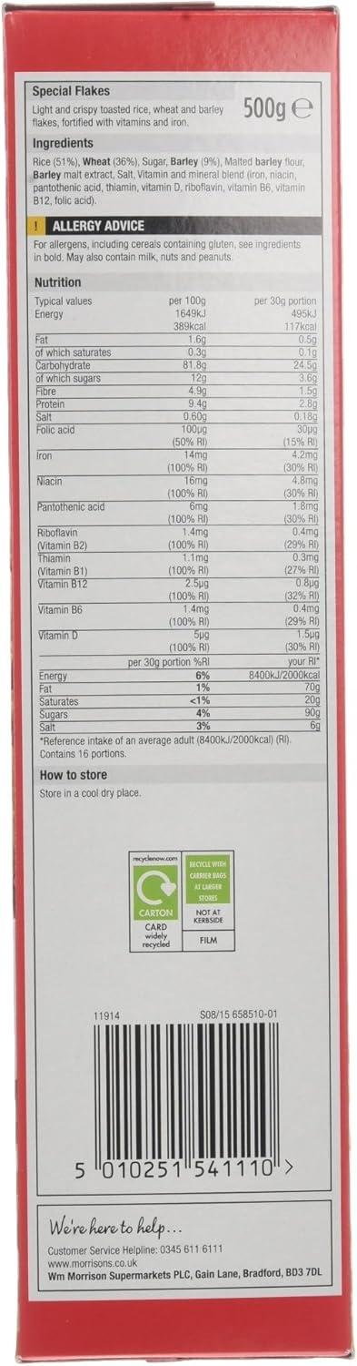 Morrisons Special Flakes 500g | Buy Now with Express International ...