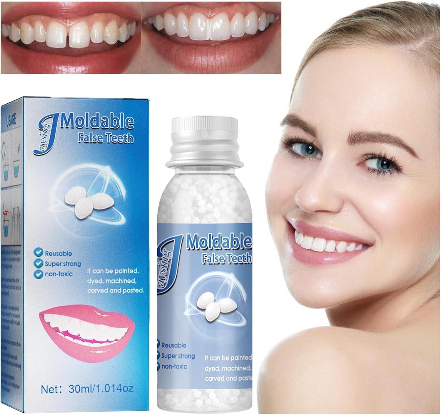 Plastic Teeth Make-Up Dentures - Temporary Fillings for Broken Teeth ...