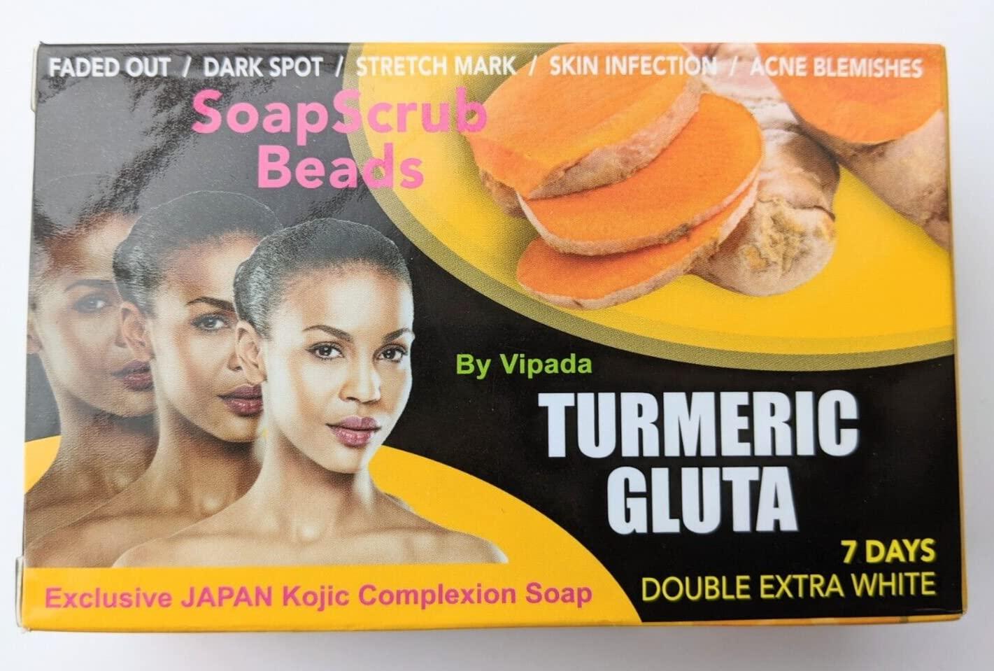 Vipada Turmeric & Gluta + Kojic Soap 160g bars *Double White ...