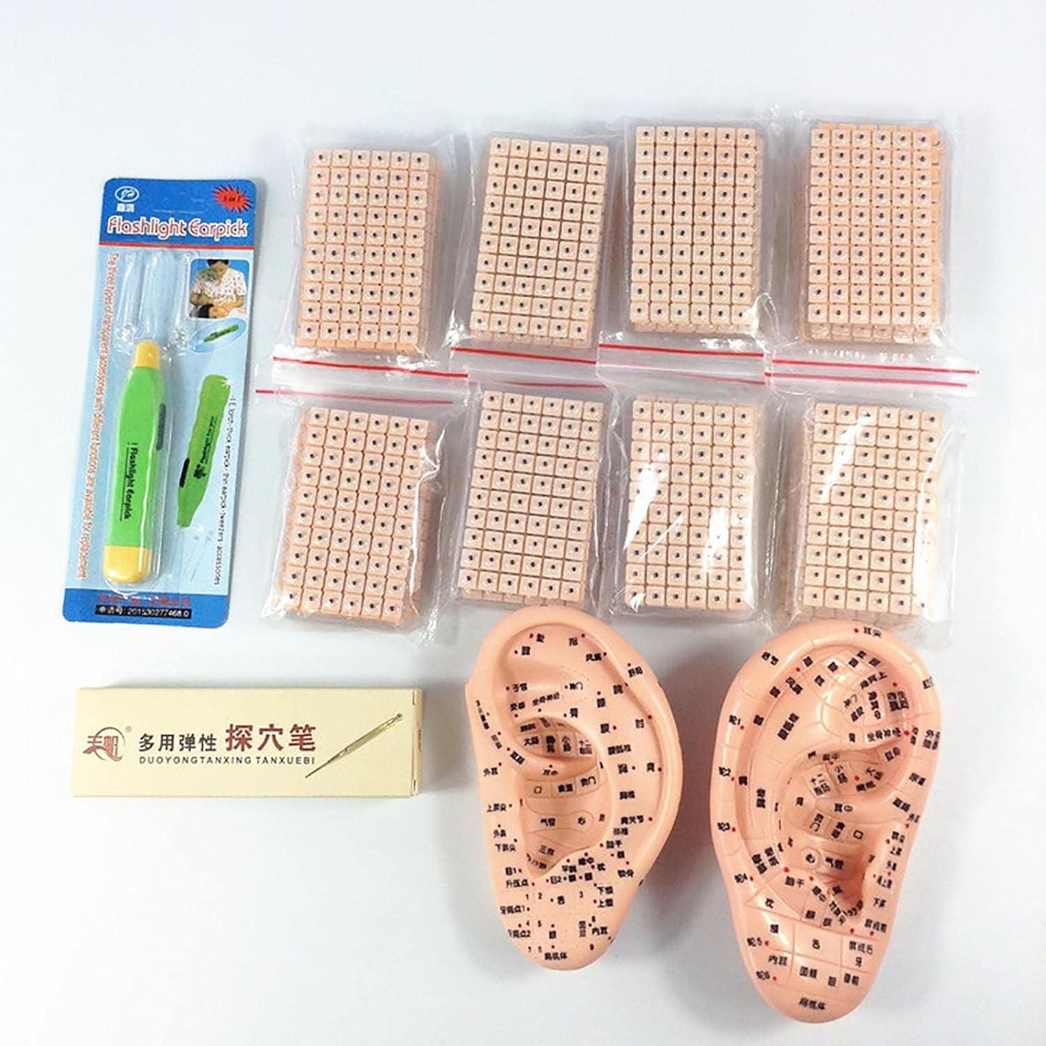 Premium Ear Acupuncture Stickers - Face Reflex Zone Massage Tools | Ear ...