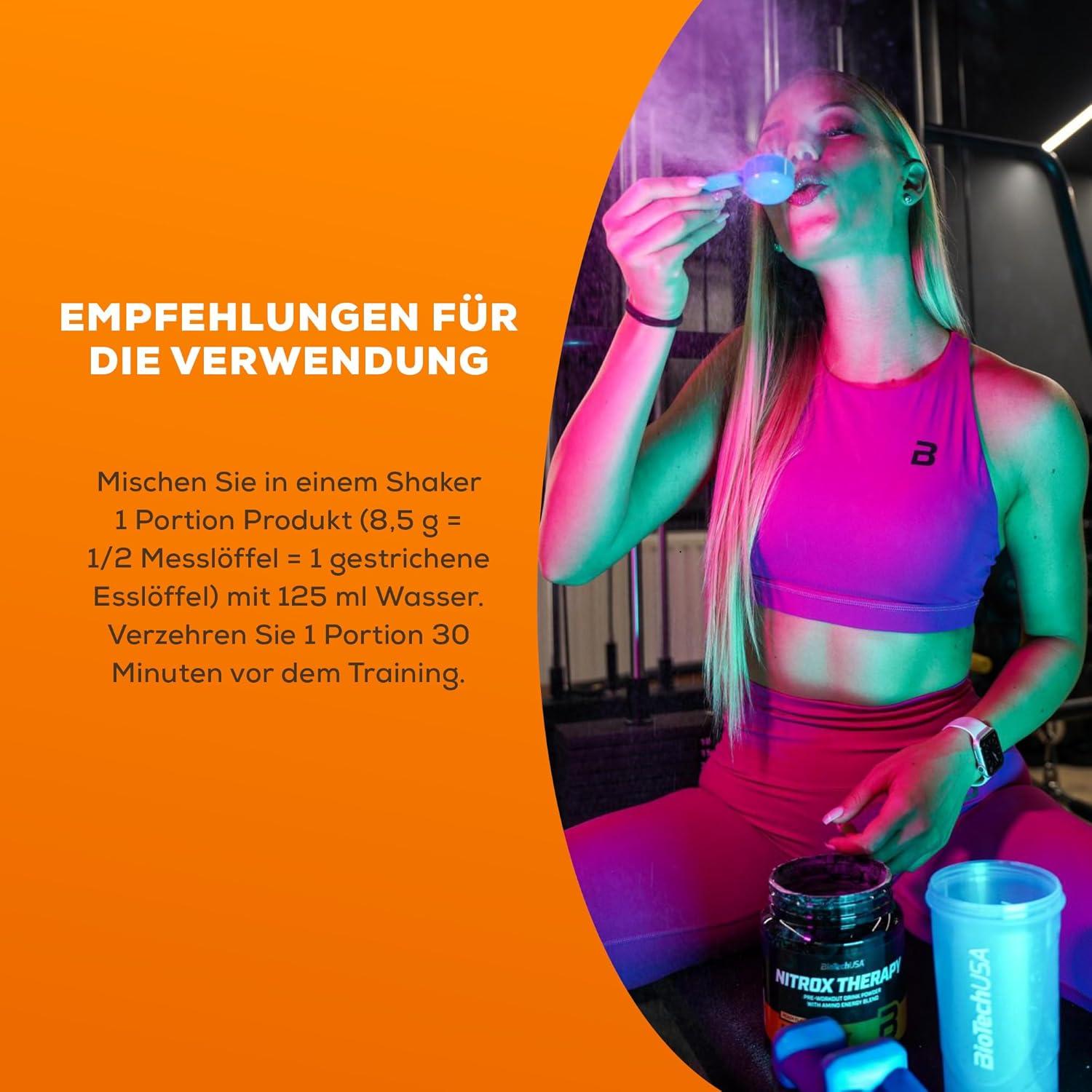 Buy BiotechUSA Nitrox Therapy - Gluten-Free Lactose-Free | 16 Active ...