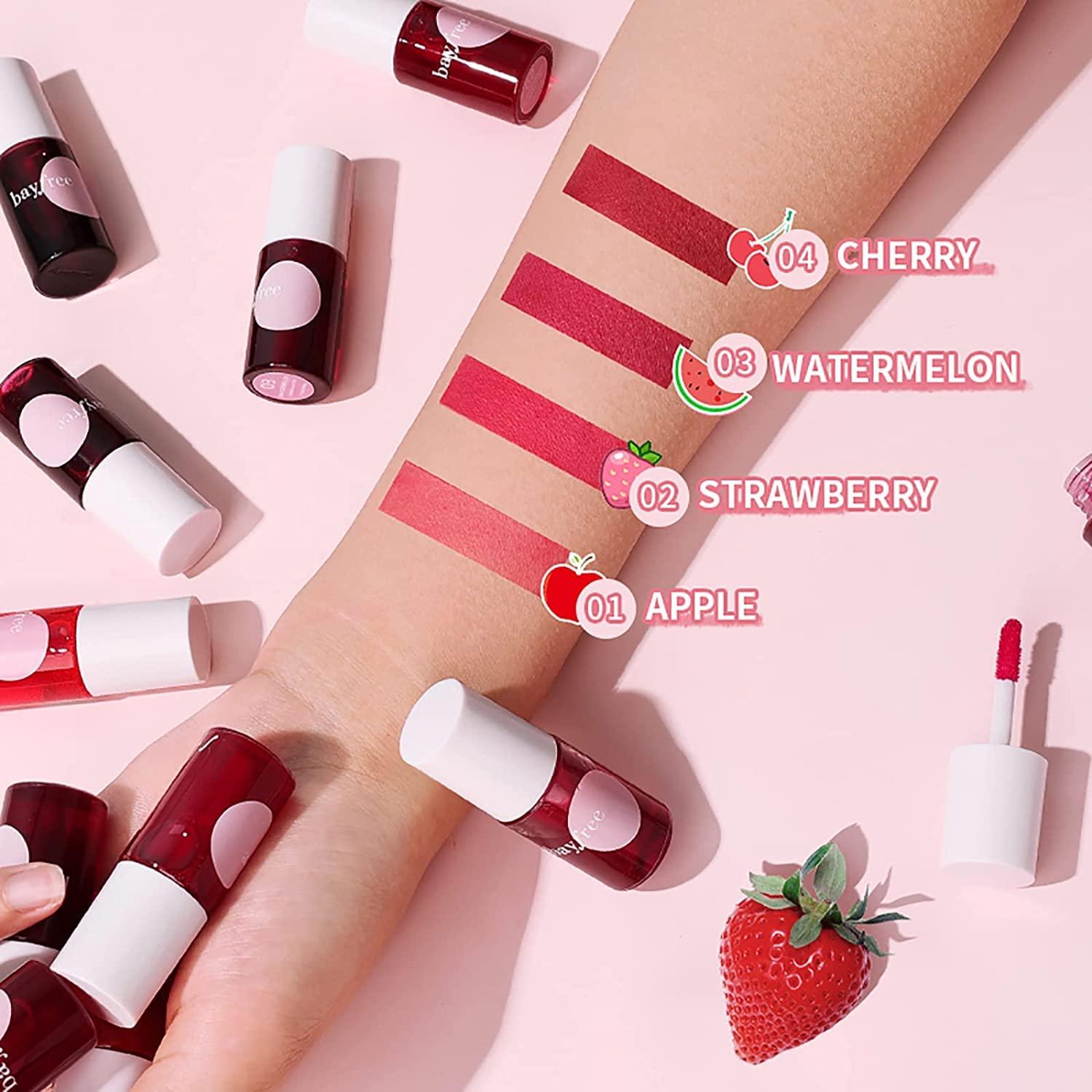 FVQUHVO Lightweight Lip Tint Stain Set - 4 Mini Liquid Lipsticks for ...