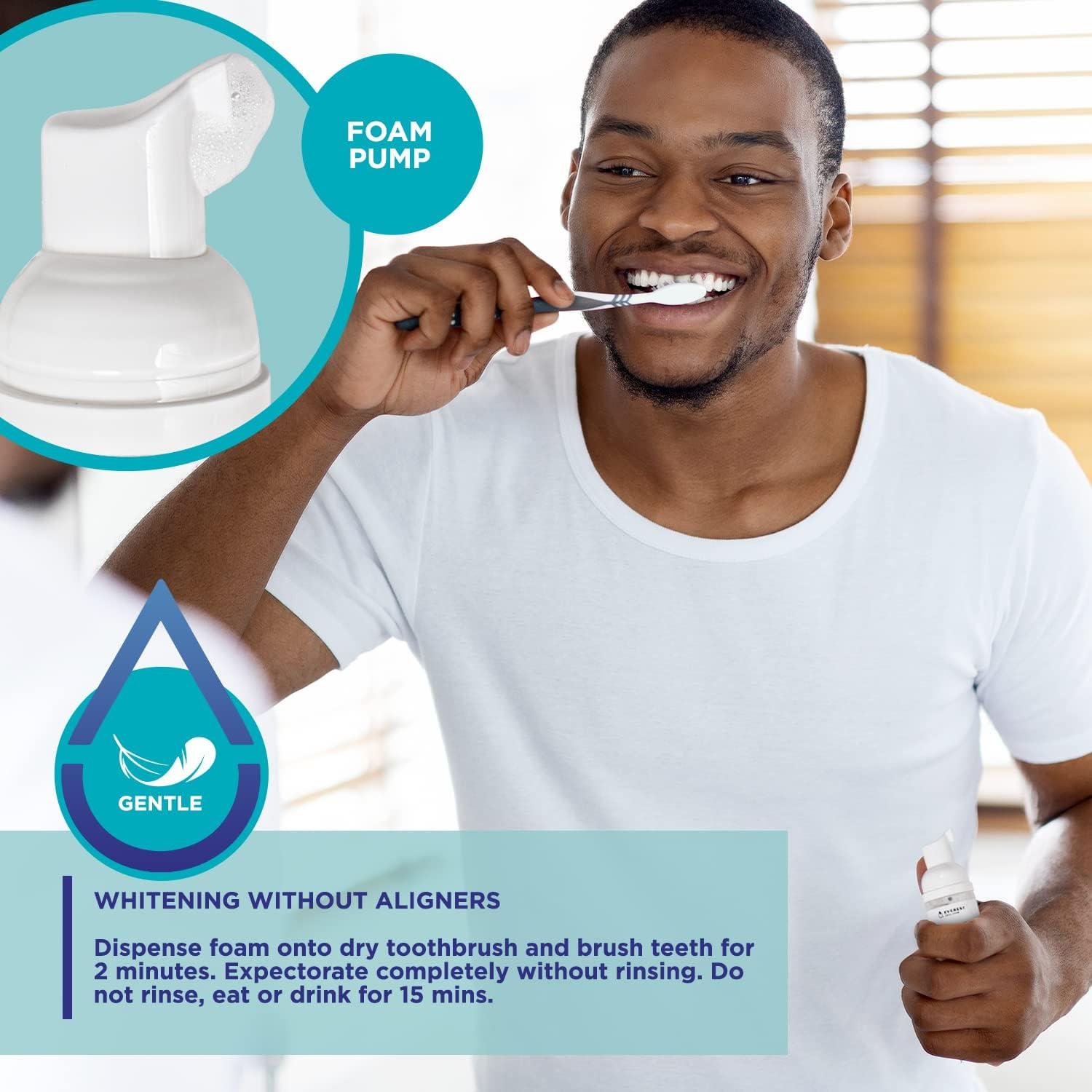 Everest VAAS Dual-Action Aligner Cleaner & Teeth Whitening Foam - USA ...