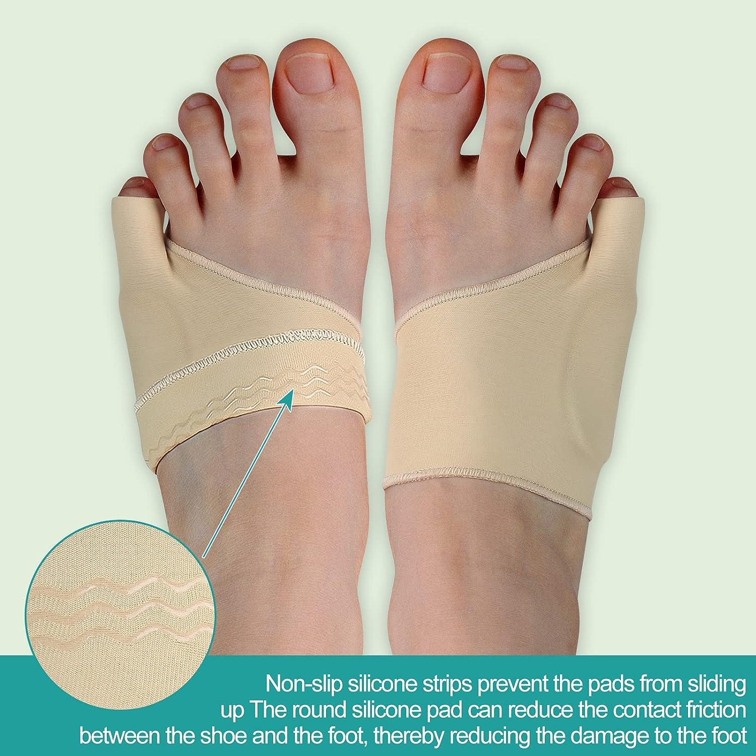 Soft Silicone Tailor Bunion Corrector & Pads - Size L | Toe ...