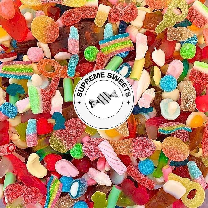 Vegan Mixed Quality Pick & Mix Sweets 1kg - Large Retro Candy Sweeties ...