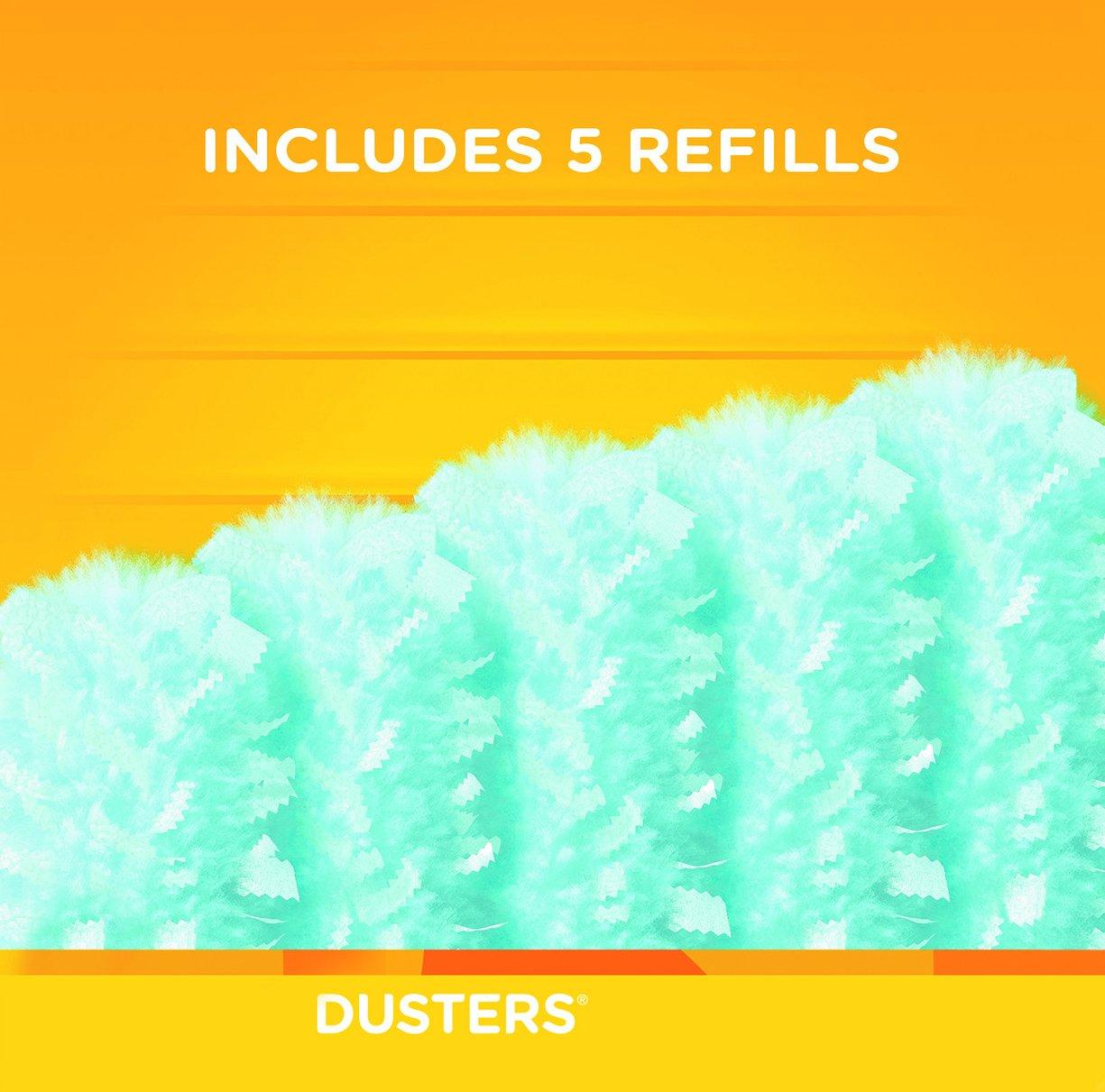 Swiffer Unscented Duster Kit - 1 Yellow Handle with 5 Blue Dusters ...
